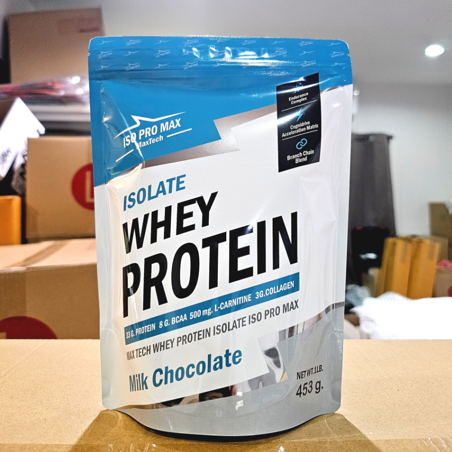 เวย์โปรตีน สายลีน isolate1lb. Whey Protein isolate ISO PRO MAX V.30 ...