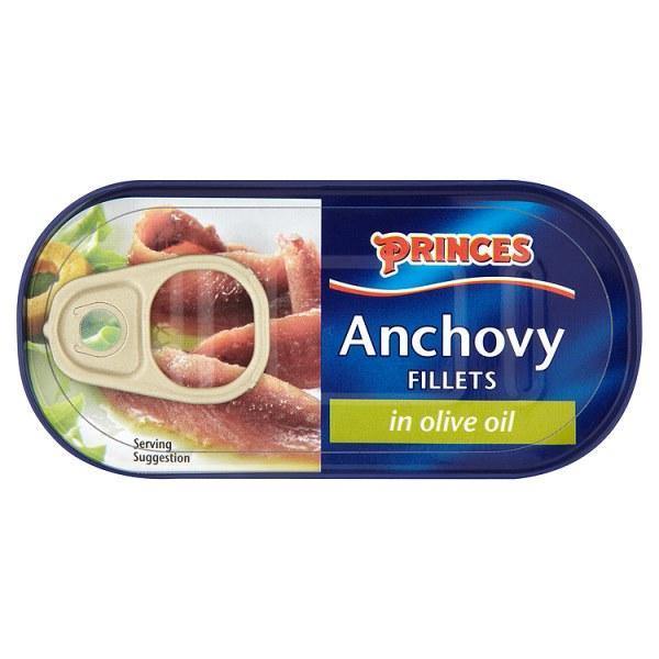 PRINCES Anchovy Fillets in Olive Oil 50g | Shopee Thailand