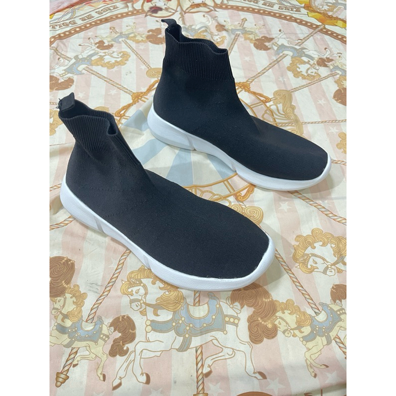 shoopen บู้ท sock ผ้านุ่มพื้นนุ่มสบายเท้า | Shopee Thailand