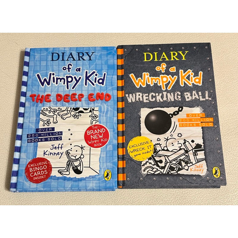 Jeff Kinney Diary of a Wimpy Kid The Deep End and Wrecking Ball ...