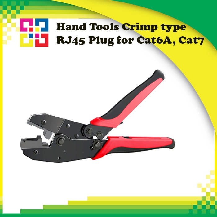 Hand Tools Crimp type RJ45 Plug for Cat6A, Cat7 | Shopee Thailand
