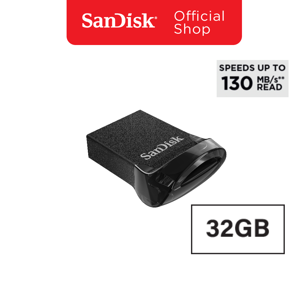SANDISK ULTRA FIT USB 3.2 32GB (SDCZ430-032G-G46) | Shopee Thailand