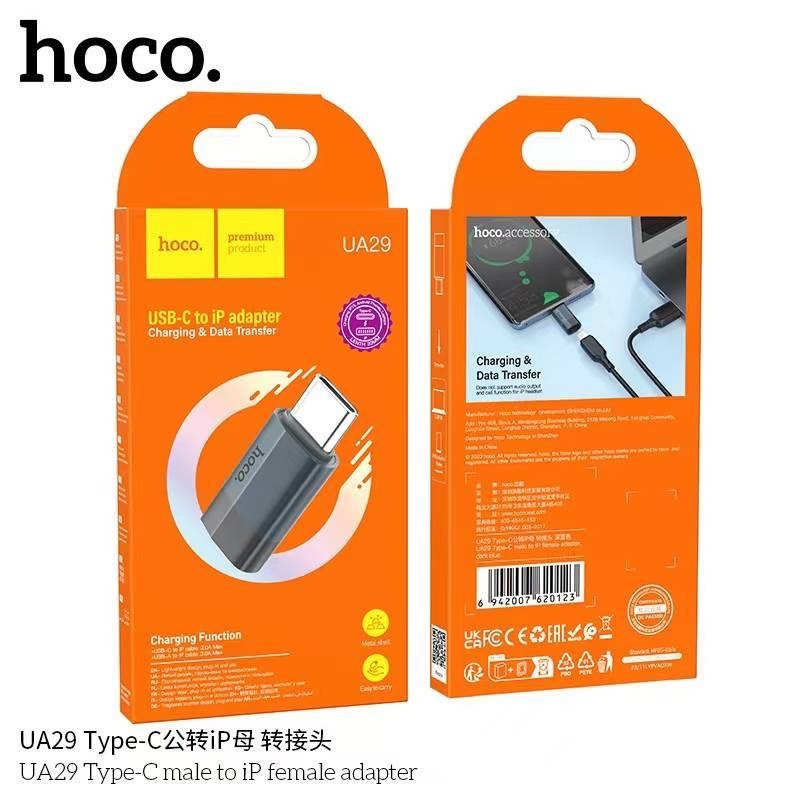 Hoco UA29 Adapter OTG ตัวแปลง USB-C to iP รองรับการโอนถ่ายข้อมูล รองรับ ...