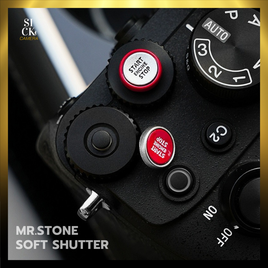MrStone Soft Shutter รุ่น START ENGINE STOP ปุ่มชัตเตอร์ของแต่งกล้อง คุณภาพพรีเมียม colletion ...