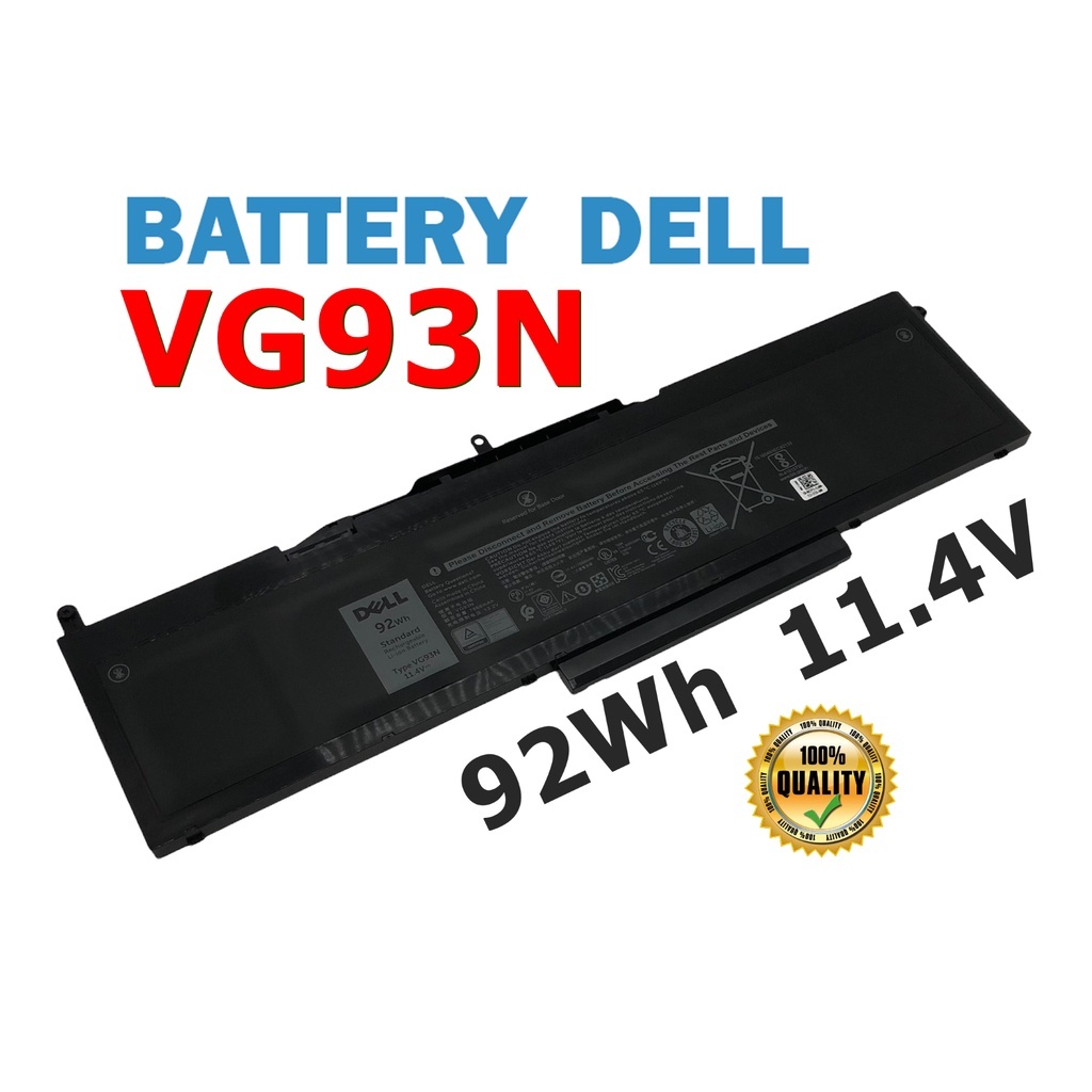 Dell แบตเตอรี่ VG93N (สำหรับ Precision 15 3520 3530 Latitude 5591 ...