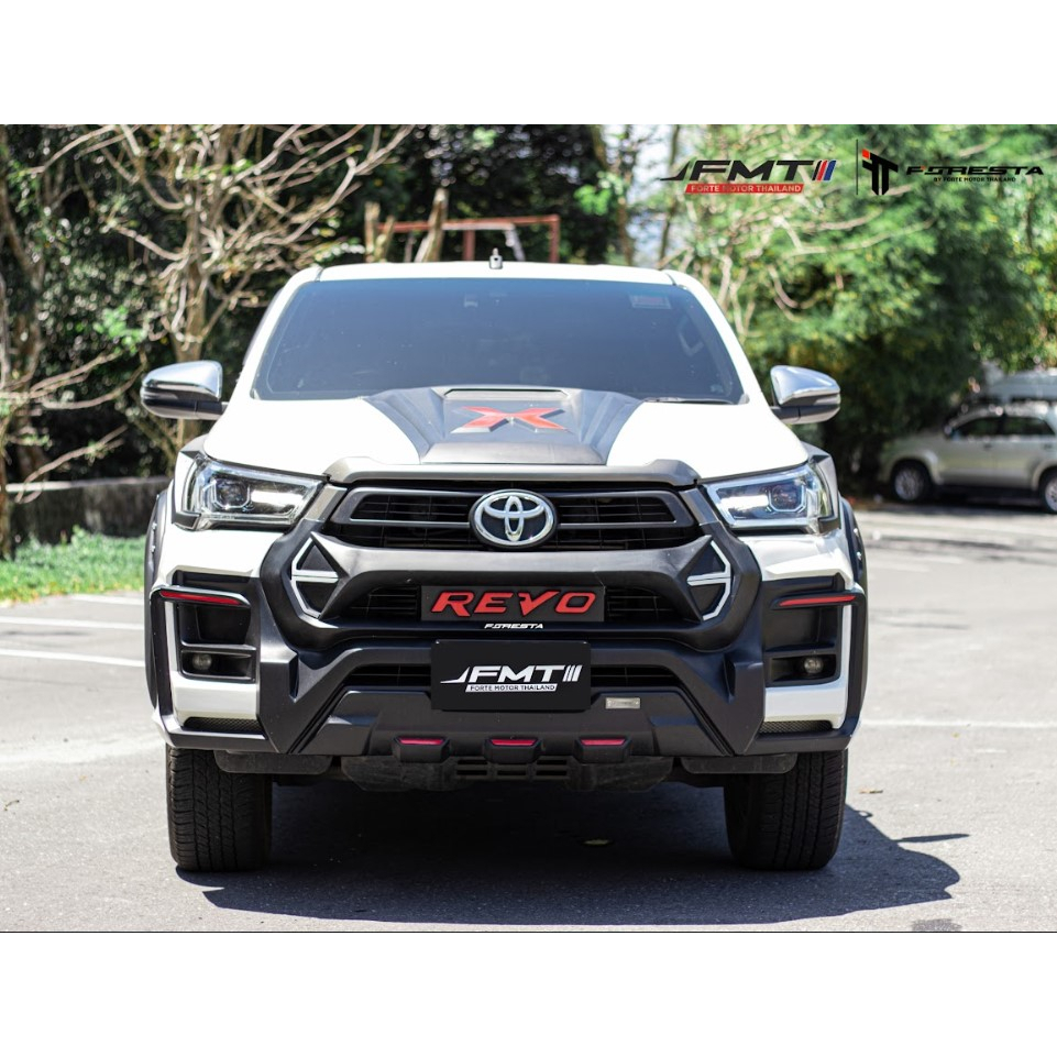 ชุดแต่ง TOYOTA REVO PRERUNNER 2020 MOUNTAIN-X สเกิร์ตหน้า/ข้าง/หลัง ส ...