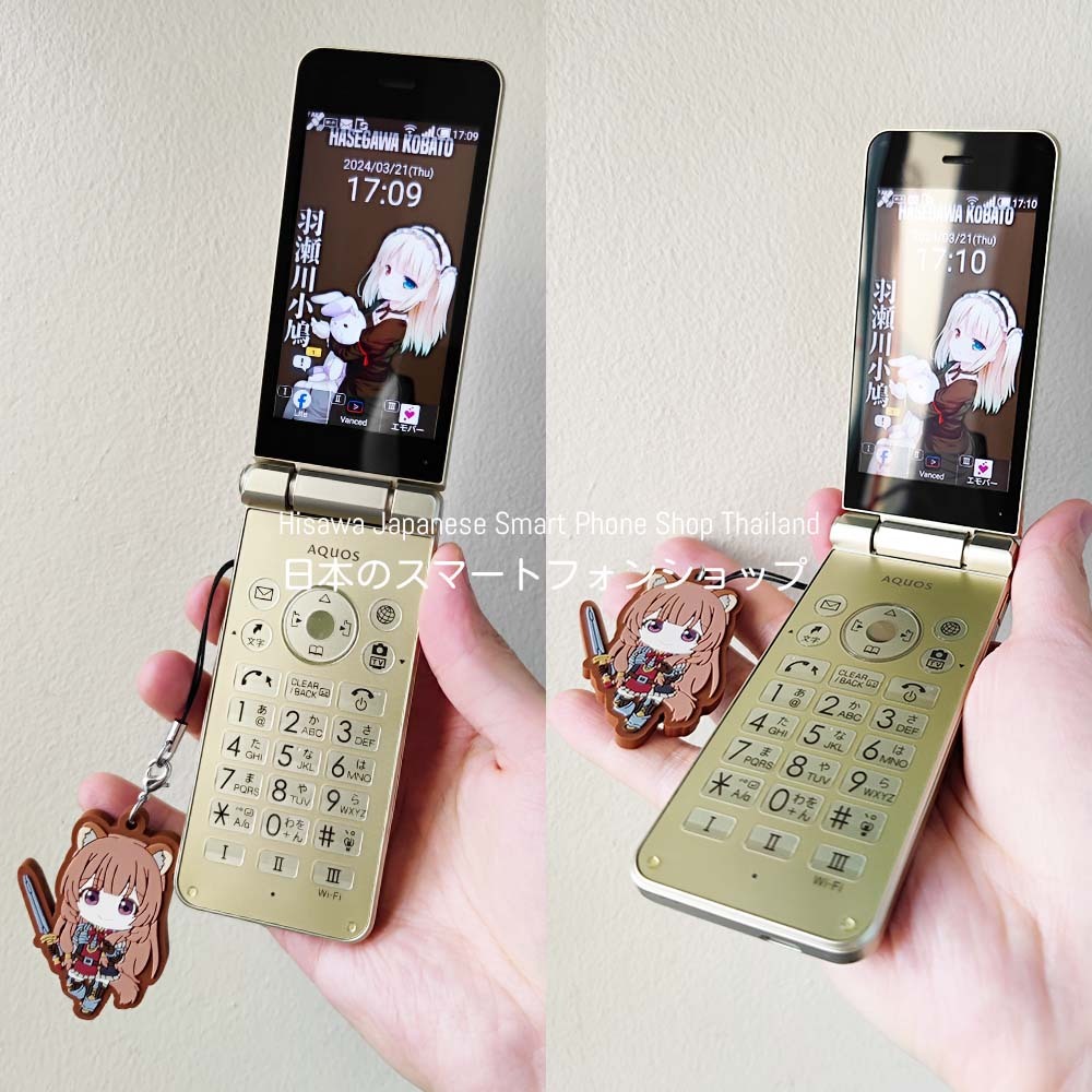 SHARP AQUOS K-TAI 2 (601SH) สีทอง มือถือฝาพับญี่ปุ่น โทรในไทยได้ หายาก - SoftBank #2683 | Shopee ...