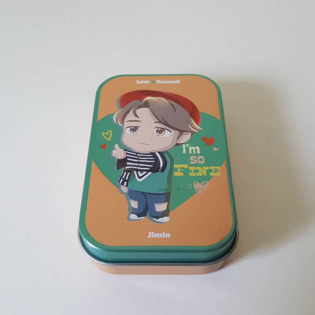 BTS Jimin TinyTAN IDOL Candy Can Collection Tin Box ของสะสม กล่องสังกะสี กล่องโลหะ ของแท้ ...