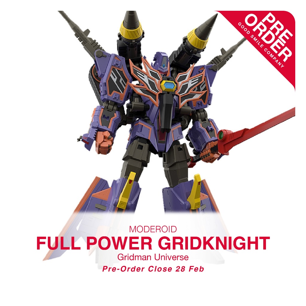 [สินค้าสั่งจอง] MODEROID - Gridman Universe_Full Power Gridknight ...