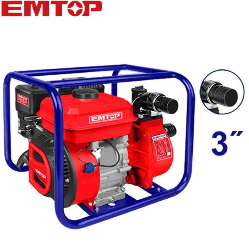 EMTOP ปั๊มน้ำ เครื่องยนต์เบนซิน Gasoline water pump (มีขนาด 2 / 3 นิ้ว ...