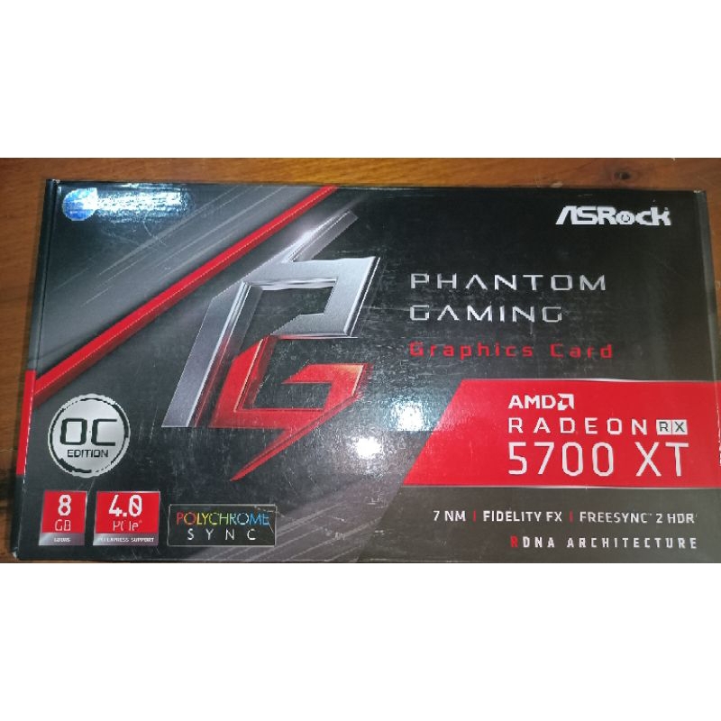 ส่งฟรี การ์ดจอ ASROCK RX 5700 XT 8GB OC ใช้งานได้ปกติทุกอย่าง | Shopee ...
