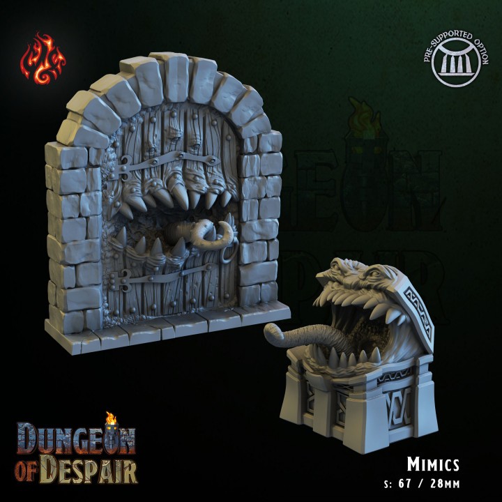 Dungeon of Despair character set - DND miniature dungeon and dragons ...
