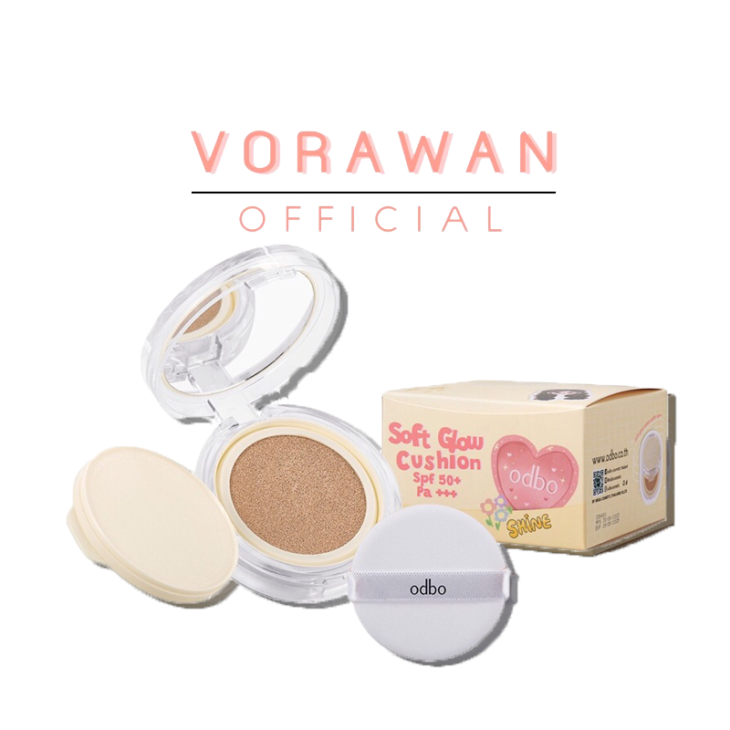 OD6003 Odbo Soft Glow Cushion SPF 50 PA+++ โอดีบีโอ ซอฟท์ โกลว์ คุชชั่น เอสพีเอฟ 50+ พีเอ ...
