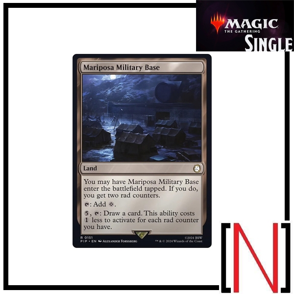 [MTG][Single][PIP] Mariposa Military Base ระดับ Rare [ภาษาอังกฤษ ...