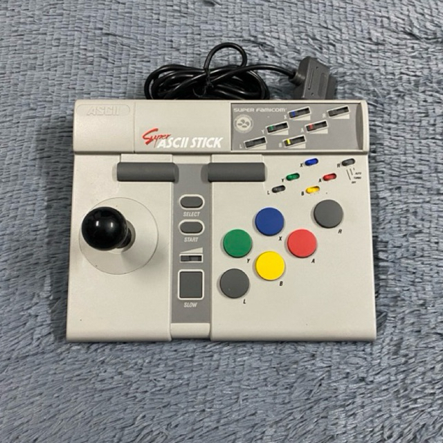 จอยโยกแท้ Super ASCII Stick Controller ต่อกับเครื่อง Super Famicom,SNES ...