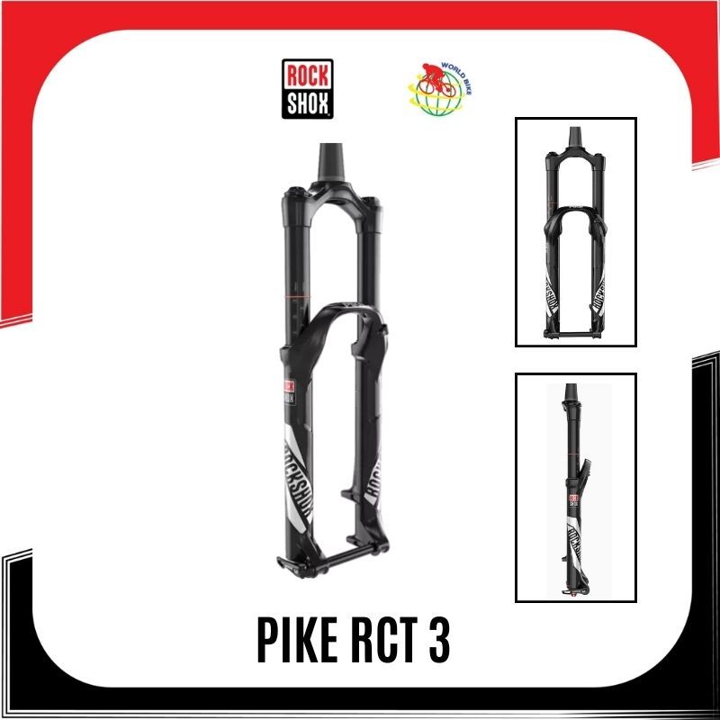 โช๊คหน้าจักรยานเสือภูเขา Rock Shox รุ่น Pike RCT3 | Shopee Thailand