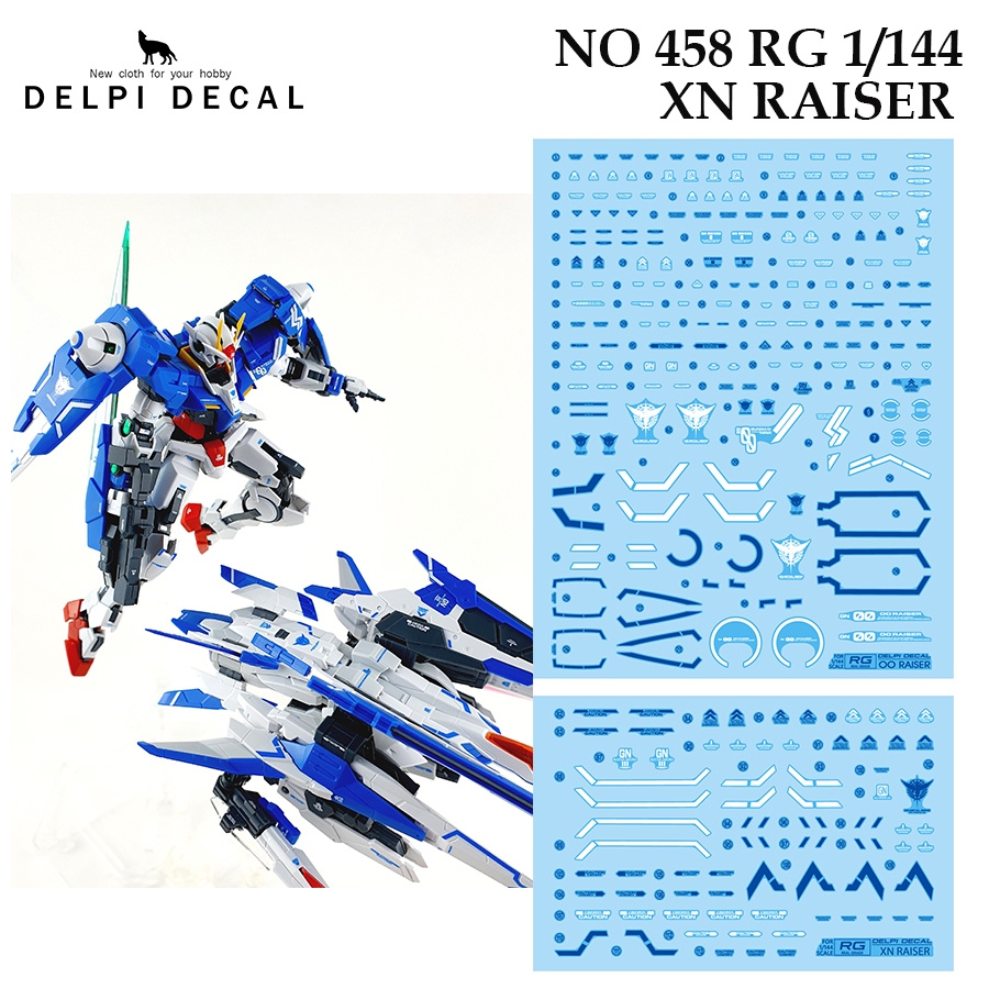 ดีคอลน้ำ [DELPI] 458 RG XN RAISER GUNDAM 1/144 [WATER DECAL] | Shopee ...