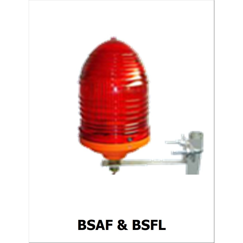Obtruction light ไฟกระพริบเตือนการบิน แบบโคมเดี่ยว OB LIGHT ไฟยอดเสา ...