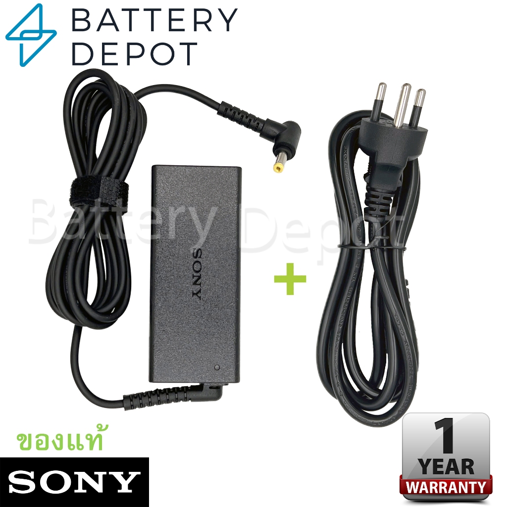 Sony AC Adapter ของแท้ 10.5V/3.8A 40W หัวขนาด 4.8x1.7mm สายชาร์จ Sony ...