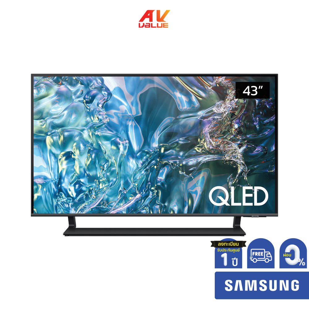Samsung QLED 4K TV รุ่น QA43Q65DAKXXT ขนาด 43 นิ้ว Q65D Series ( 43Q65D ...