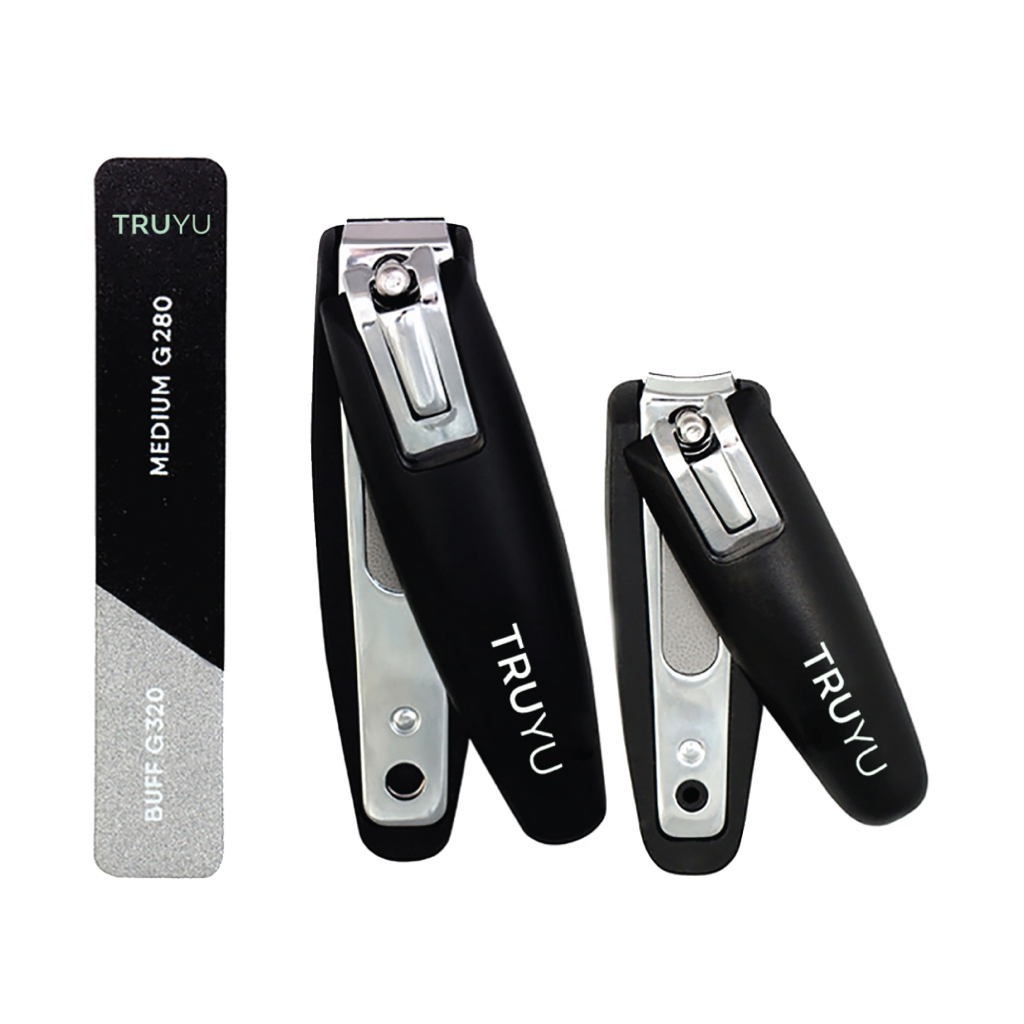 TRUYU เซ็ตกรรไกรตัดเล็บและตะไบเล็บ 3 ชิ้น (10-1894) | Shopee Thailand