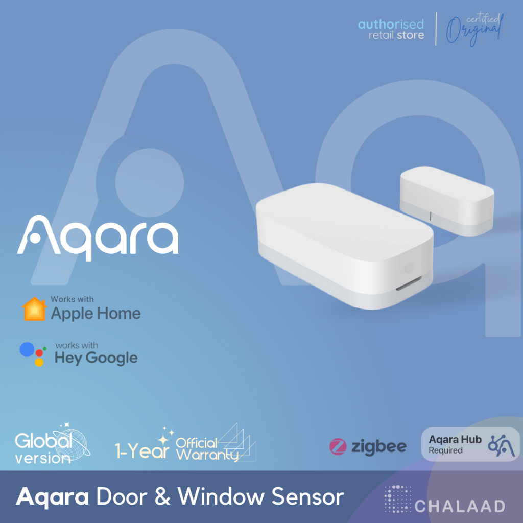 Aqara Door and Window Sensor เซ็นเซอร์เช็คสถานะประตูและหน้าต่าง เครื่อง ...