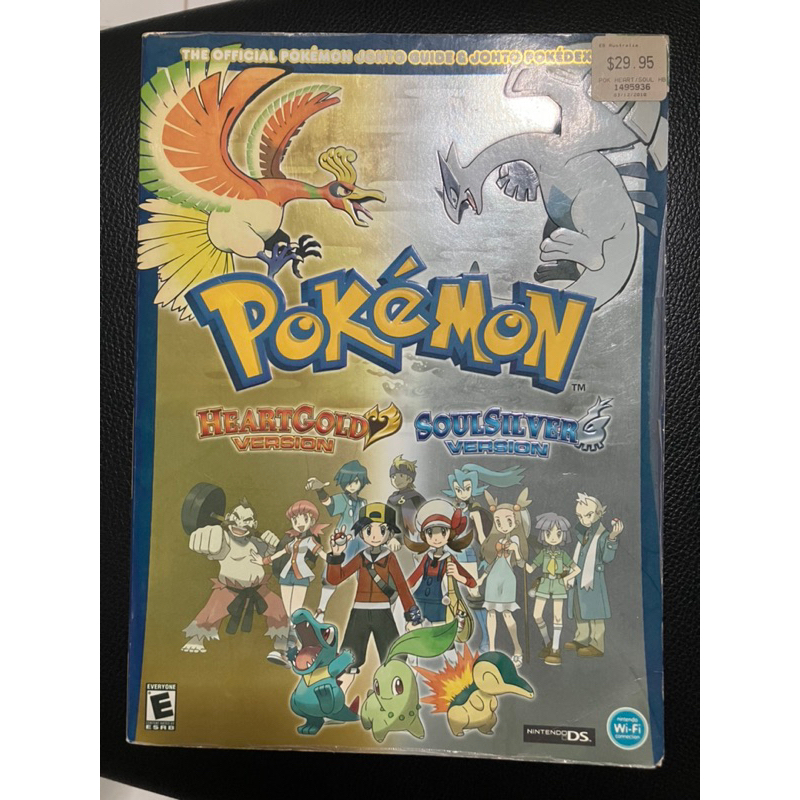 หนังสือเกมส์บทสรุปเกมส์เฉลยเกมส์ guide book pokemon heart gold soul ...