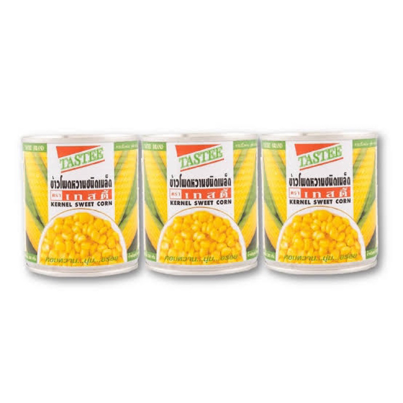 Tastee sweet corn 145g. (1กระป๋อง) ข้าวโพดหวานแกะเมล็ด fl แบบกระป๋อง ...