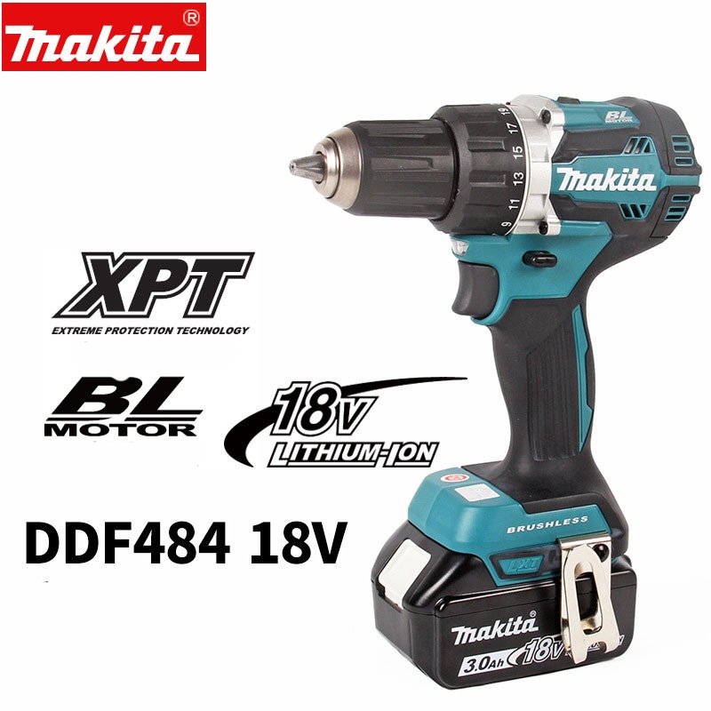 Makita สว่านไร้สาย DDF484 ไขควงไร้สาย ไขควงไร้แปรงถ่าน มาพร้อมกับ ...