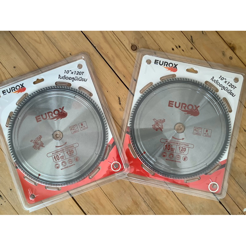 EUROX ใบตัดอลูมิเนียม 10 นิ้ว x 120 ฟัน | Shopee Thailand