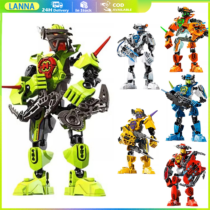 บล็อกตัวต่อ Hero Factory Robot ของเล่นโมเดลหุ่นยนต์ ซูเปอร์นักรบประกอบ ...