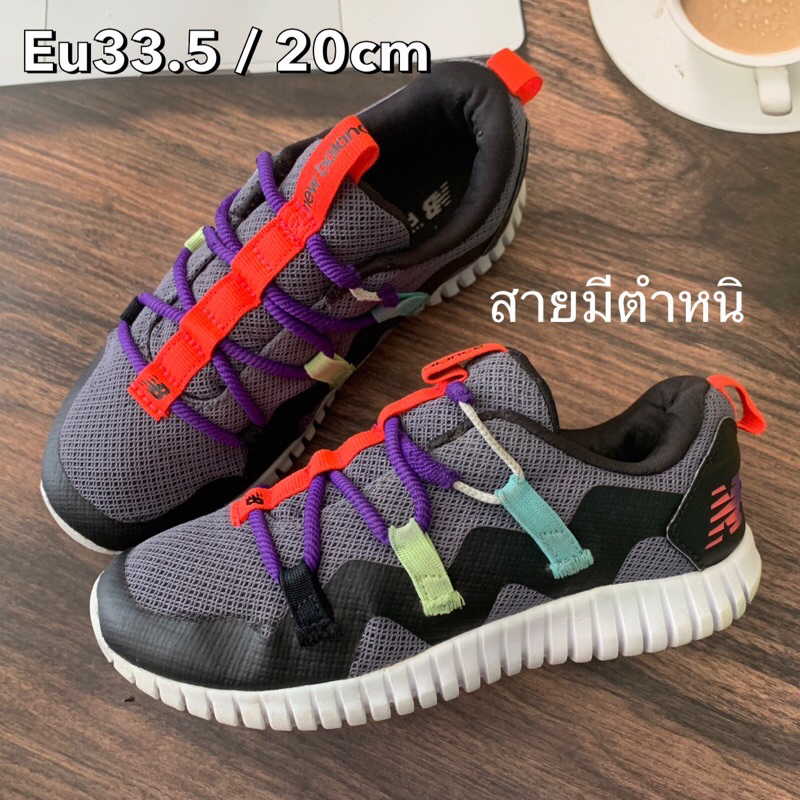 รองเท้าเด็กมือสอง งานแบรนด์ รองเท้าผ้าใบเด็ก (NB-Fila.) | Shopee Thailand