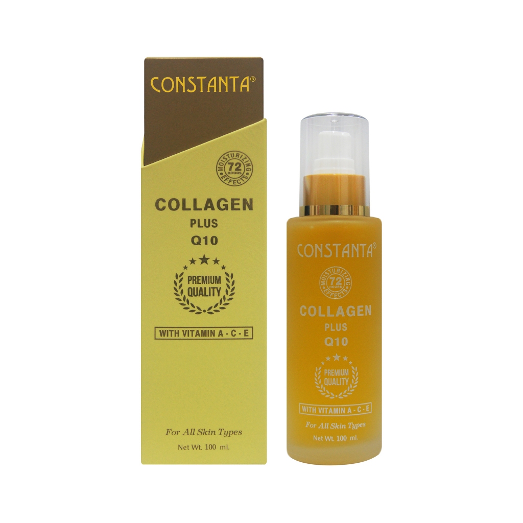 Collagen Q10 Constanta เซรั่มบำรุงหน้า ขนาด100ml. (Buy 1 Free 1) | Shopee Thailand