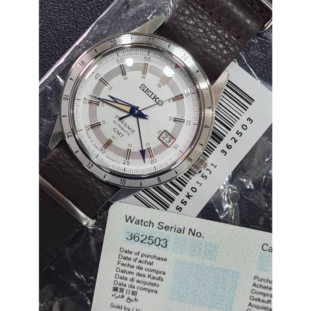 นาฬิกา Seiko Presage Style 60's GMT 110th Anniversary Limited Edition ...