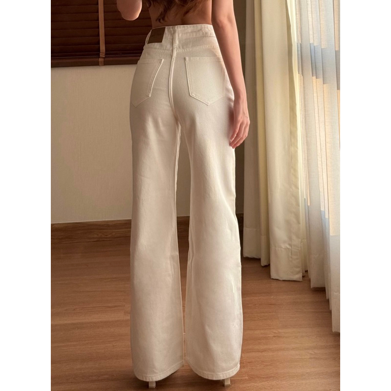 Queen Jeans 1090.- กางเกงยีนส์เอวสูง ทรงสวยเนื้อผ้ายีนส์พรีเมียม ใส่ ...