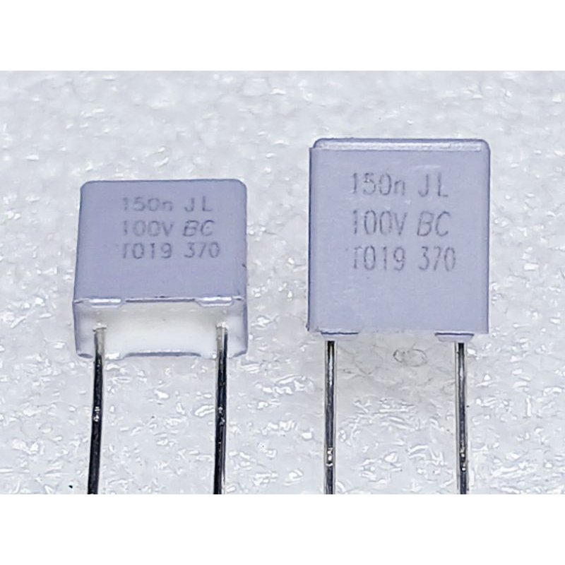 Vishay BC MKT 370 0.15uf 150nf 154k 100V Metallized Polyester Film ...