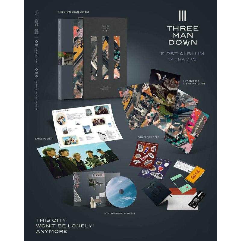 Three man down cd Album boxset ของใหม่ มือ 1 | Shopee Thailand