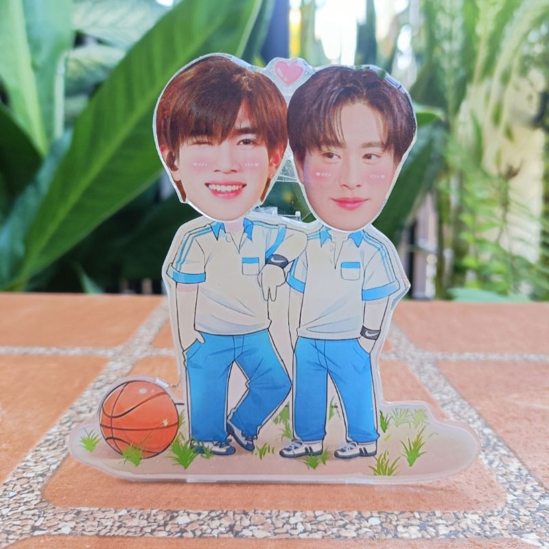 สแตนดี้อะคริลิคหัวดุ๊กดิ๊ก standy acrylicหัวดุ๊กดิ๊ก แบบคู่ แบบคนรัก ...
