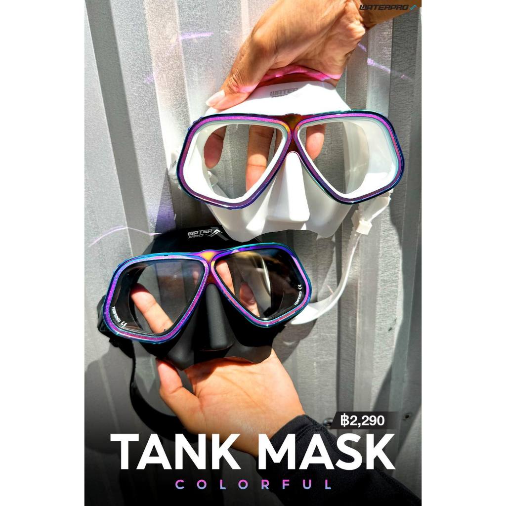 New color หน้ากากดำน้ำ Water Pro รุ่น Tank Mask - Low Volume - เปลี่ยน ...