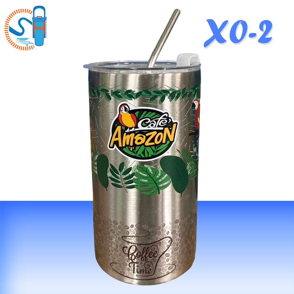 แก้วเก็บอุณหภูมิ ลายการ์ตูนสุดน่ารักขนาด600ml สแตนเลส304แท้ เก็บความร้อนเย็นได้ดี ได้นาน6-12ชม. ...