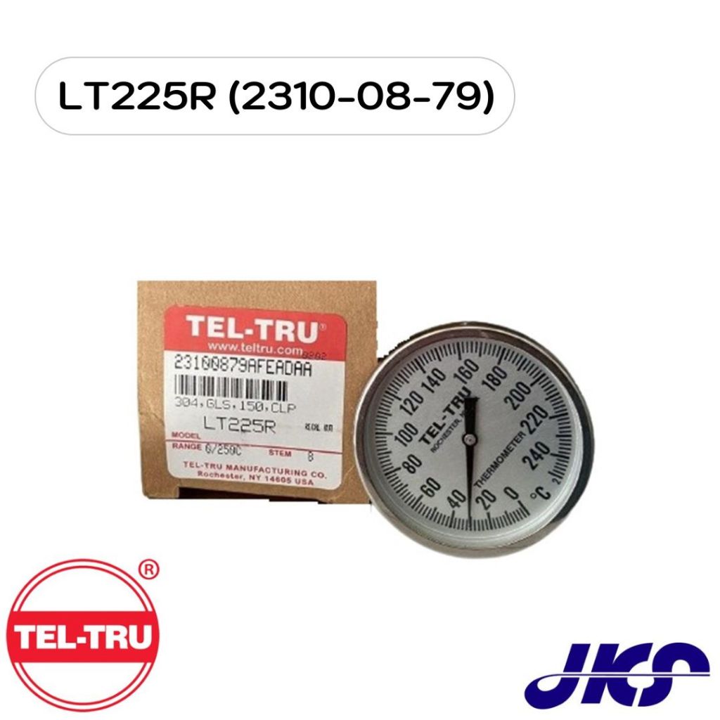 Tel-Tru รุ่น LT225R (2310-08-79) 0/250ºC Thermometer เครื่องวัดอุณหภูมิ ...
