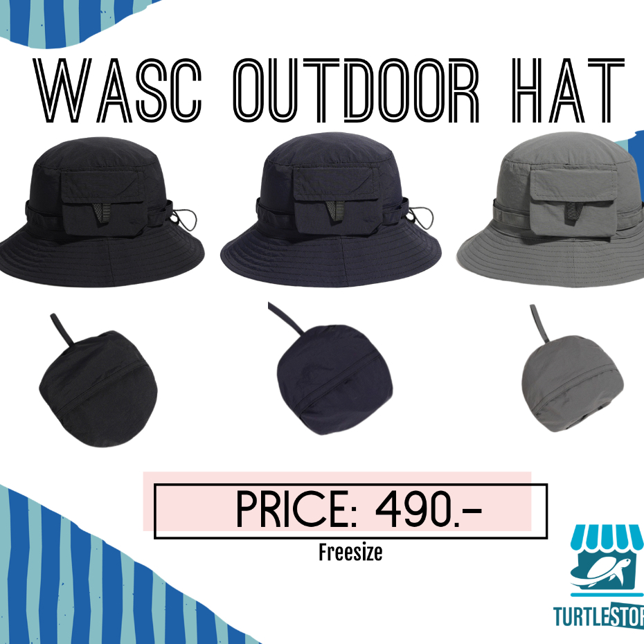 WASC outdoor hat หมวกสำหรับกันแดด ทำกิจกรรมกลางแจ้งพับได้ เล็ก เบา ...