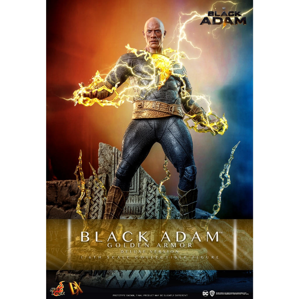 HOT TOYS DX 31 BLACK ADAM - BLACK ADAN (GOLDEN ARMOR) DELUXE VERSION ...