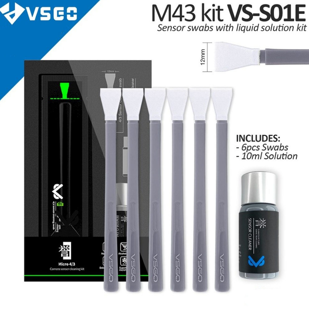 VSGO VS-S01E 4/3 SENSOR CLEANING KIT ( ชุดทำความสะอาดสำหรับ Micro Four ...