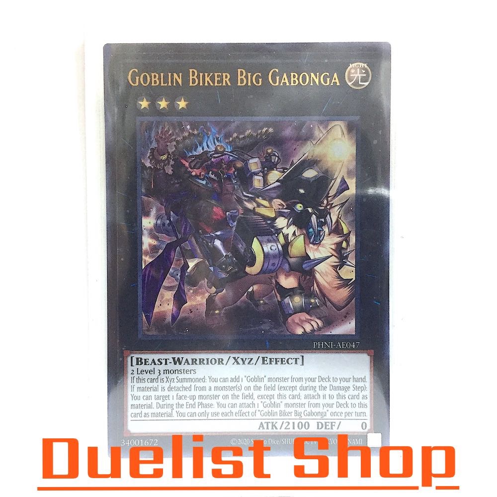 Goblin Biker Big Gabonga (UR) Monster Light Rank3 [Beast-Warrior/Xyz ...