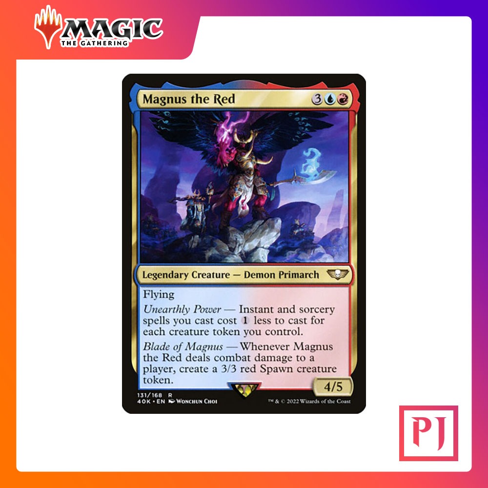 [MTG] Magnus the Red - Warhammer [40K] [MULTI] [RARE] [NORMAL] [ENG ...