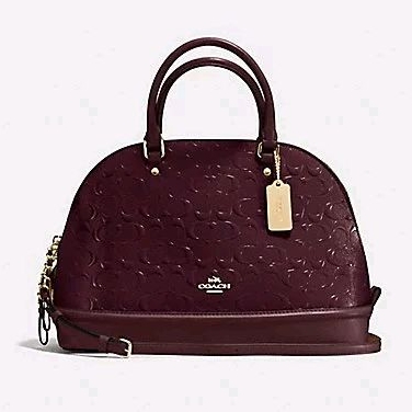 ลดขาดทุน สินค้าตำหนิเบา (ป้ายหนังด้านในถลอก) ลดโหด Coach SIERRA SATCHEL ...