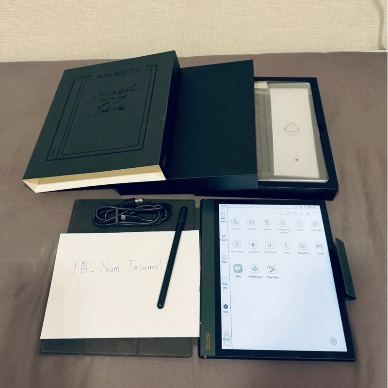 E-Reader BOOX note air 2 plus ของแท้ ใช้งาน 3-4 ครั้ง | Shopee Thailand