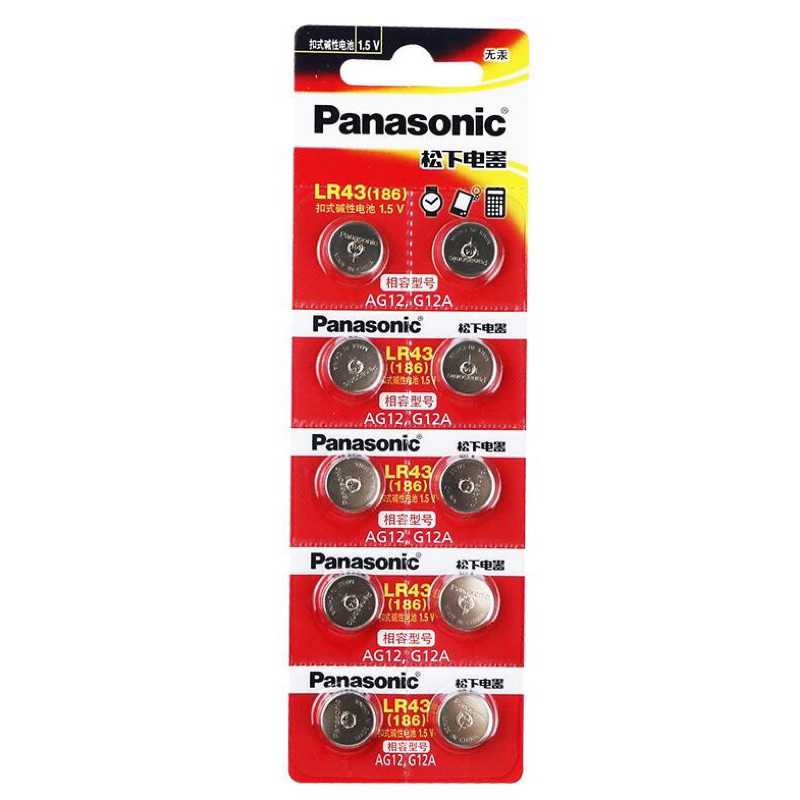 ถ่านกระดุม Panasonic (LR44,AG13,LR1154)(LR1130,AG10,LR54)(LR41,AG3 ...