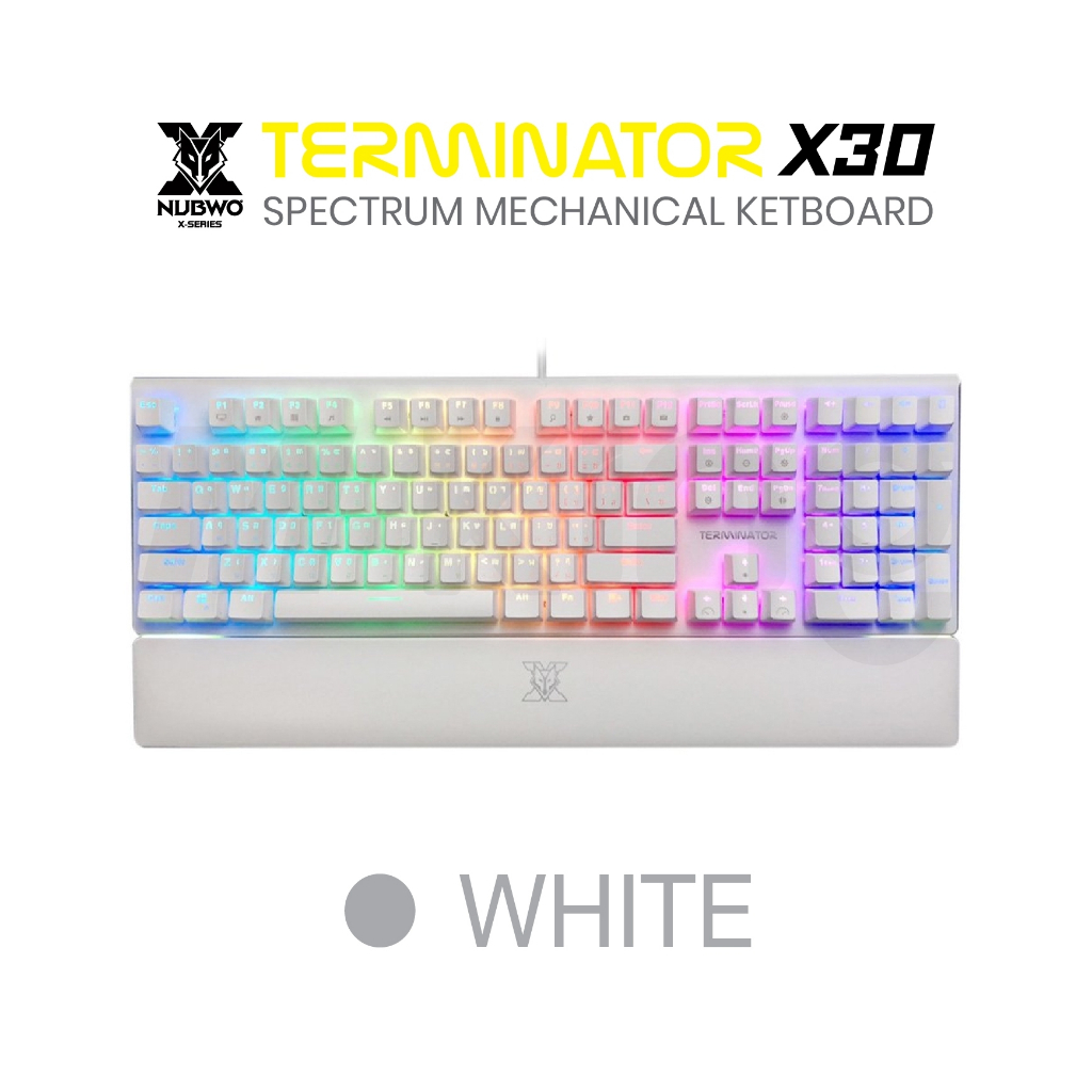พร้อมส่ง NUBWO X30 TERMINATOR Mechanical Keyboard คีย์บอร์ดเกมส์มิ่ง มี ...